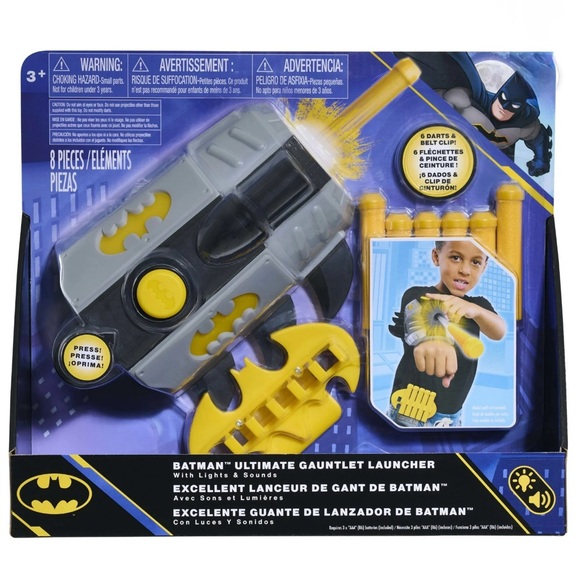 Batman | Toys | Batman Gauntlet Launcher With Lights And Sounds Gray ...